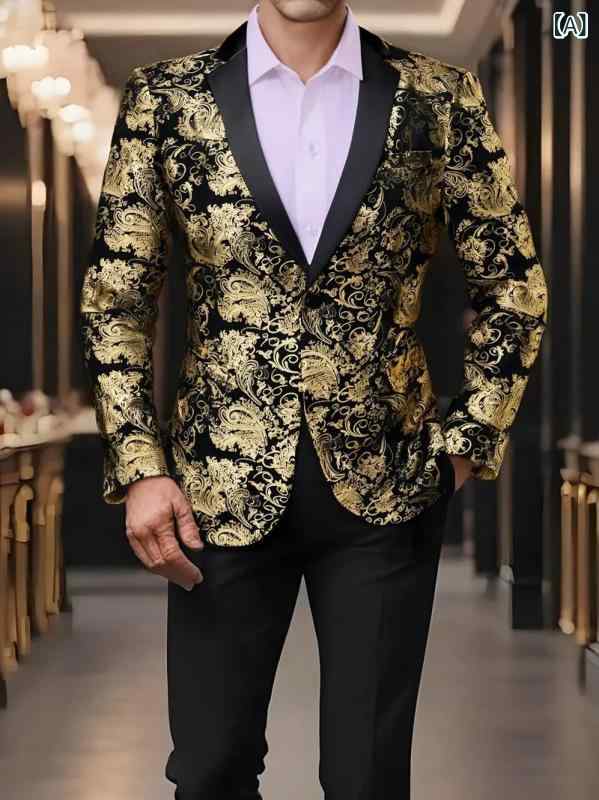 ・カテゴリ: カジュアルスーツ・ターゲット: ファッション都市層 (24-35歳)・版型: スリムフィット・ネックライン: ノッチドラペル・前開き: シングルブレスト3つボタン・スタイル: ビジネスフォーマル・柄: 無地・主な素材: アセテ...