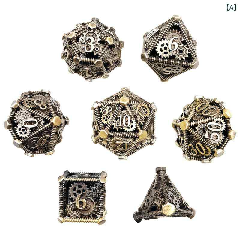 ・素材: 銅・用途: TRPG・カテゴリ: ダイス・機能: 知育、インタラクティブトイ、趣味育成・対象年齢: 15歳以上・カラー展開: 古青銅、古赤銅、古金、古ニッケル、ブルー、グリーン、パープル、レッド