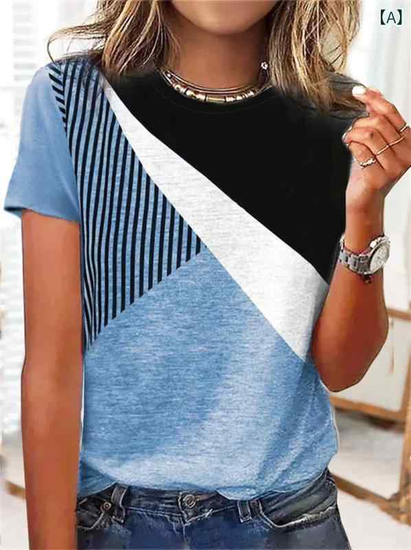 ・カテゴリ: Tシャツ・主な素材: ポリエステル95%以上・柄: 幾何学模様・スタイル: プルオーバー・袖丈: 半袖・加工: デジタルプリント・フィット: レギュラー・ネックライン: クルーネック・要素: 3D立体柄・サイズ展開: XS, ...