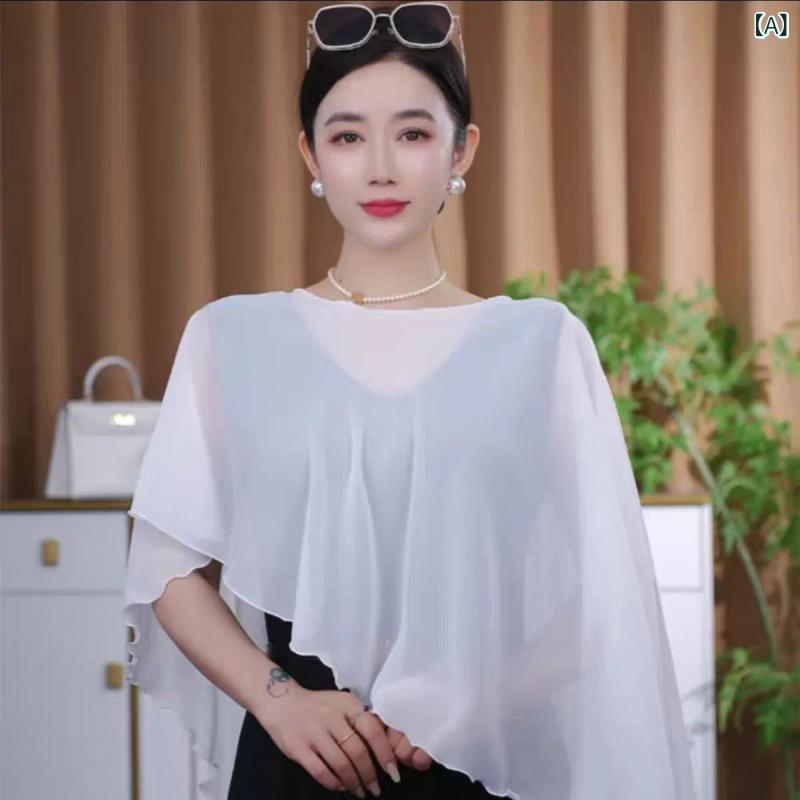 ・性別: 女性・素材: シフォン・着用シーズン: 春、夏、秋・カラー展開: ホワイト、ライトブルー、グリーン、ロイヤルブルー、ブラック、レッド、ローズレッド・スタイル: 日韓風フェミニン・編み方: 平織り・柄: 無地・機能: 装飾・: ロング丈