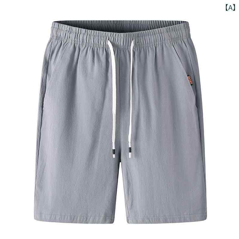 ・カテゴリ: ショートパンツ・スタイル: スポーツ・主な素材: 綿50%、麻50%・シルエット: ストレート・カラー展開: グレー、ブラック、ワインレッド、カーキ、ミリタリーグリーン、ダークブルー・サイズ展開: M、L、XL、2XL、3XL...
