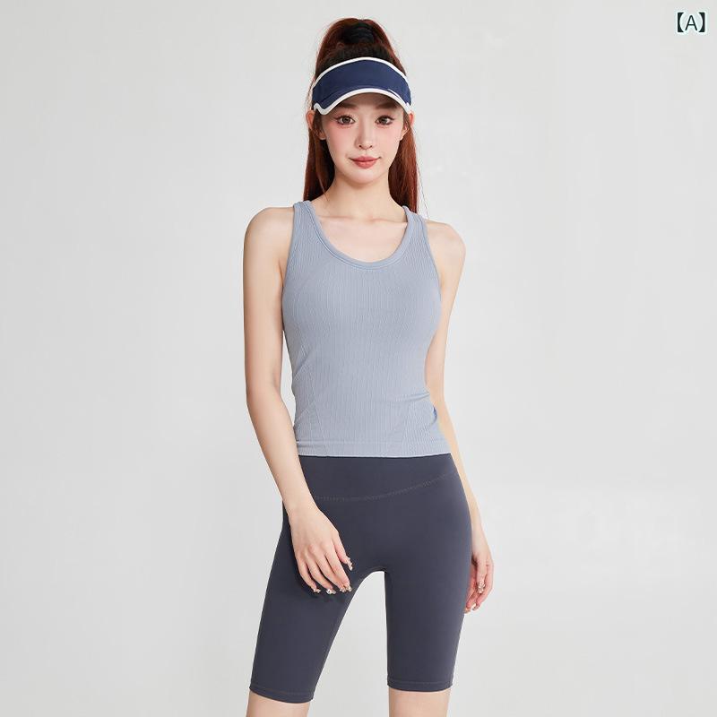 ・機能: 通気性・性別: 女性・柄: 無地・主な素材: ナイロン95%・裏地素材: スパンデックス5%・袖丈: ノースリーブ・着用方法: プルオーバー・着丈: ウエスト丈・フィット感: タイトフィット・対象: 若年女性・おすすめシーン: ラ...