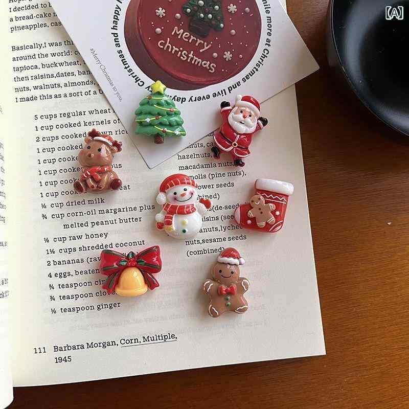・カテゴリ: 磁石・ステッカー・素材: プラスチック、樹脂・サイズ: 約2cm・カラー展開: クリスマス冷蔵庫マグネット（7個セット磁石タイプ）、クリスマス冷蔵庫マグネット（7個セット両面テープタイプ）・スタイル: かわいい