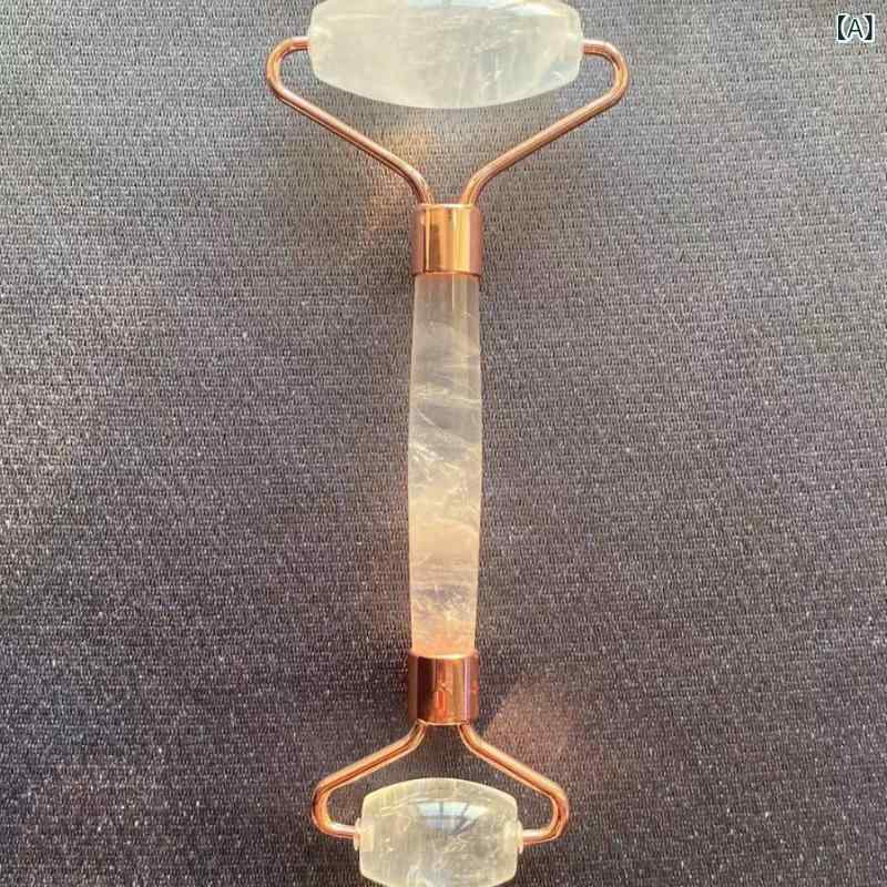 ・素材: 水晶、天然宝石・仕上げ加工: 研磨研磨加工・カテゴリ: マッサージ器・クラリティ: VVS・形状: ハート型・スタイル: モダンシンプル・タイプ展開: 白水晶ローラー（ストレートハンドル）、単品カッサプレート、ローラー＋カッサプレ...