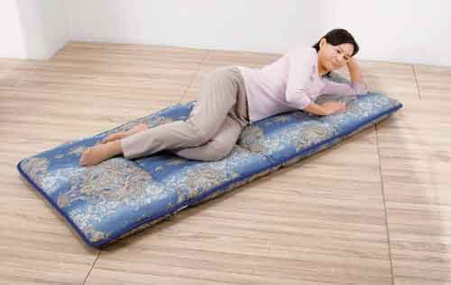 　 へたりにくい固綿入りの大判ごろ寝長座布団。 ●一度使えばクセになるしっかりとした寝心地。持ち運びにも便利な軽量タイプで、家中どこでもごろ寝できます。 ●抗菌防臭加工・防ダニ加工 ●へたりにくい固綿入り ●ワイド＆ロング男性にもおすすめ ...