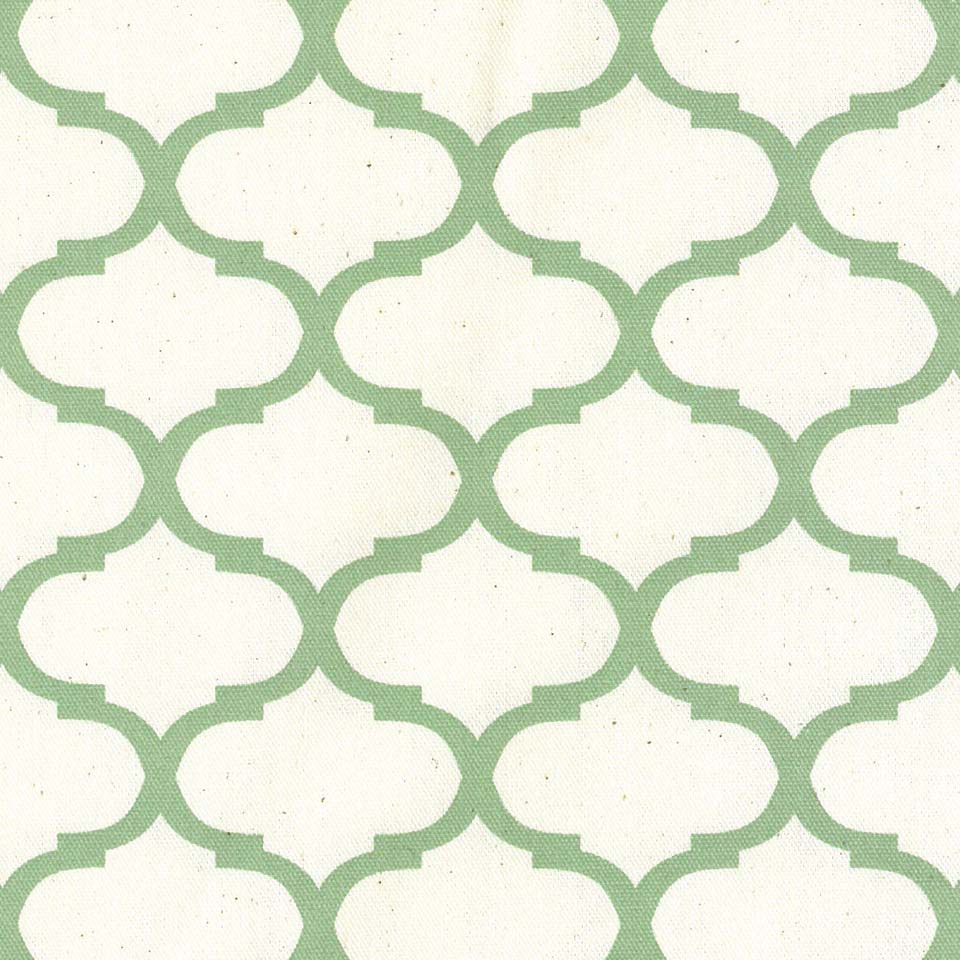 柄区分：モロッカン柄　幾何柄　ダマスク柄　アラベスク柄　モザイク柄 落ち着いた上品な使いやすいグリーンです。 男の子にも女の子にも ビタミンカラー Vitamin color 使用生地： オックス生地（生成色 / 晒し白） 綿100％ 生地...