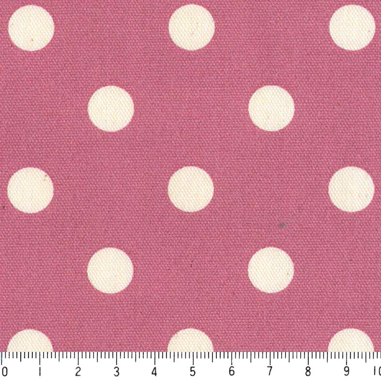 落ち着いた渋めのピンク。上品な色です。 シックでおしゃれな女の子。他には無いカラーの生地です。 使用生地：生成りオックス　綿100％ （ベース生地は生成り色） ※ご注意※ この商品は生成りのオックス生地を使用しています。 その為、生地ロット...