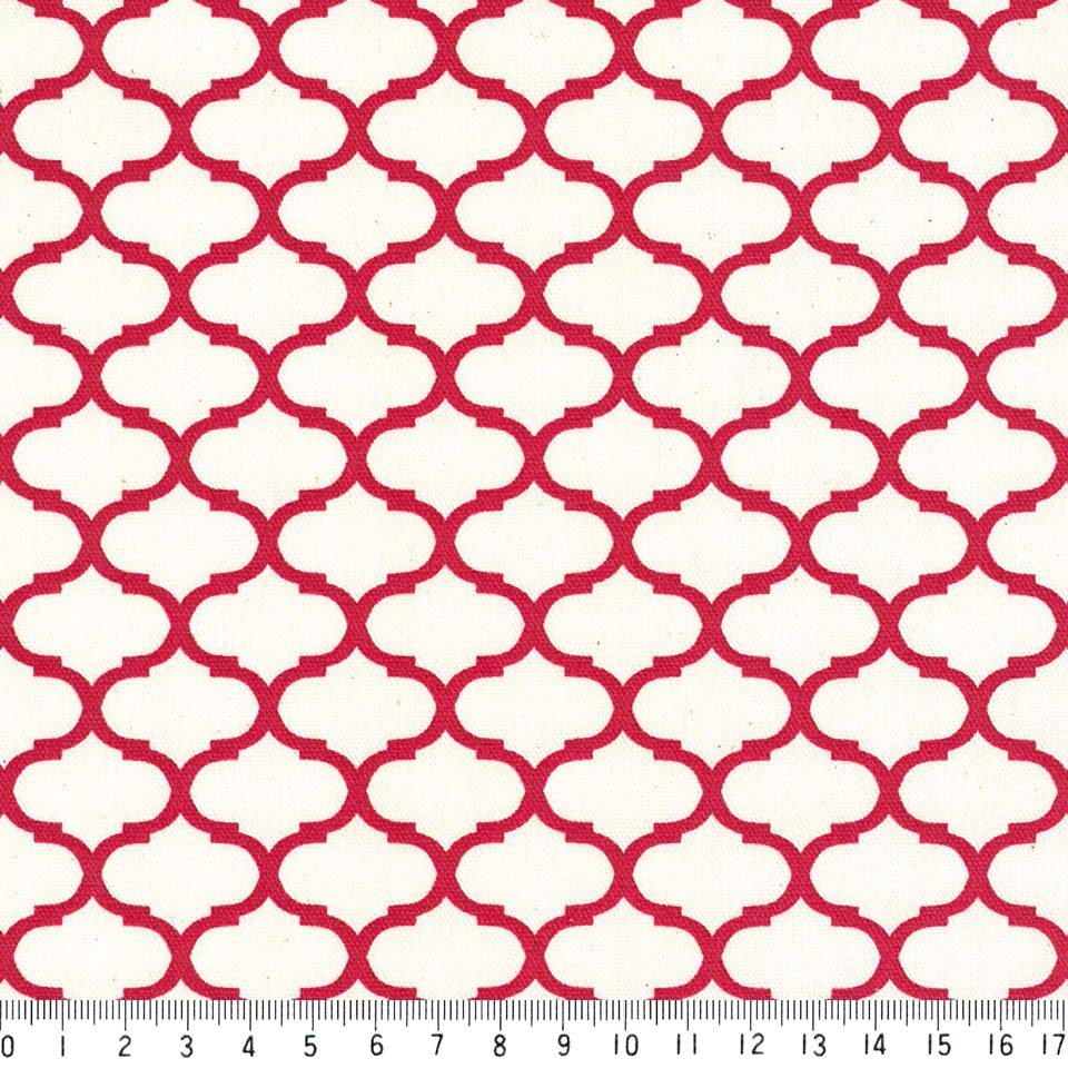 柄区分：モロッカン柄　幾何柄　ダマスク柄　アラベスク柄　モザイク柄 明るすぎない落ち着いた赤で、上品です。 女の子 10cm 単位でご購入いただけます。 ※ 50cmご購入の場合は 個数に「 5 」を入力して下さい。 複数のカラーをご購入の...