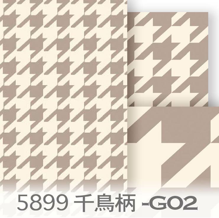 5899-g02_千鳥格子 4サイズ展開_ベージュ ハウンドドッグチェック 4サイズ展開 5899L-g02,5899m-g02,5899s-g02,5899ss-g02 使用生地： オックス生地 綿100％ 生地幅 115cm 柄有効 1...