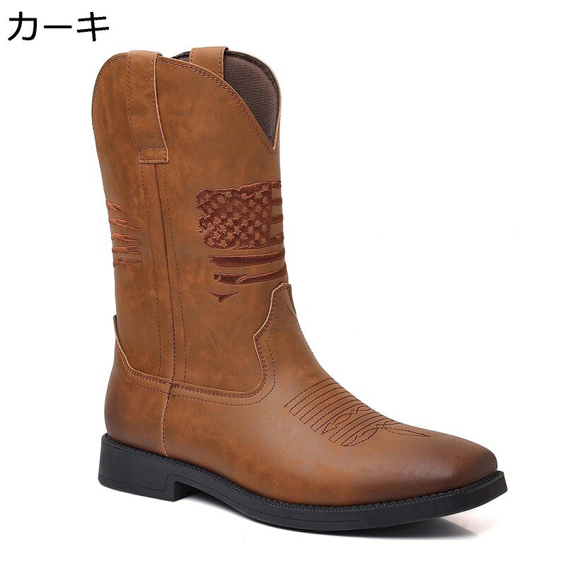 　　　 ◆◇◆人気の秘密◆◇◆ 【刺a】シャフトと足にクラシックなウエスタンスタイルと刺繍が施されたカウガールキュートブーツ。男性用カウガールブーツアッパー素材、クラシックでシンプル、そしてエレガントなデザイン！ 【防滑ソール】底は滑りにく...