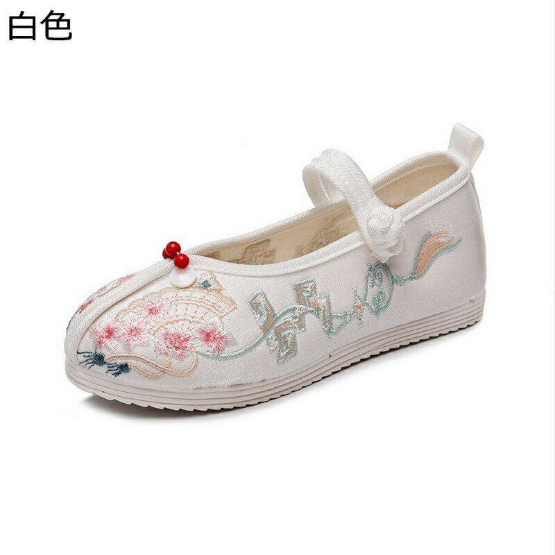 　　　 ◆◇◆人気の秘密◆◇◆ 【中華風ドレスシューズ】伝統的な芸術と近代の美術を完璧に組み合わせ、刺繍靴のデザインの意志ですあなたはあらゆる機会に無数の賞賛を得るようにしてください。 【甲ベルト】ゴムの甲ベルトも付いているのですぽっと脱げ...