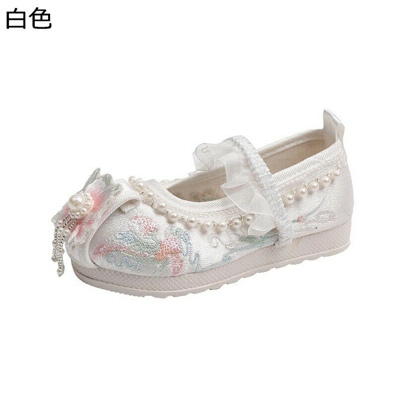 　　　 ◆◇◆人気の秘密◆◇◆ 【中華風ドレスシューズ】可愛く刺繍されたドレスシューズです。当日は着慣れない着物を着ますので足元は、軽くて柔らかく歩きやすく、着物にも似合う靴がベストです。非常に細かい花柄は、古代中国風で刺繍され、見た目が綺...