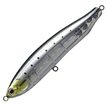 仕様／規格●サイズ：170mm●ウェイト：76g※推奨フック（オーナーST66＃3／0×2、がまかつSP－XH＃4／0×2）装着時重量●タイプ：フローティング●潜行レンジ：サーフェイス●リング：H＃9●フック別売●1.2mm厚、3Dレーザー...