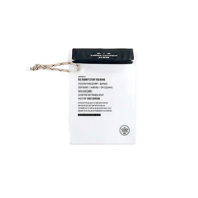 仕様／規格●素材：PVC、NYLON●サイズ：約 W125×H180mm●重量：約7g●サイズ：約 W125×H180mm●重量：約7gサイズSカラーBLACKメーカー品番982170008商品説明●暮らし・旅・遊びのガジェットアイテムとし...