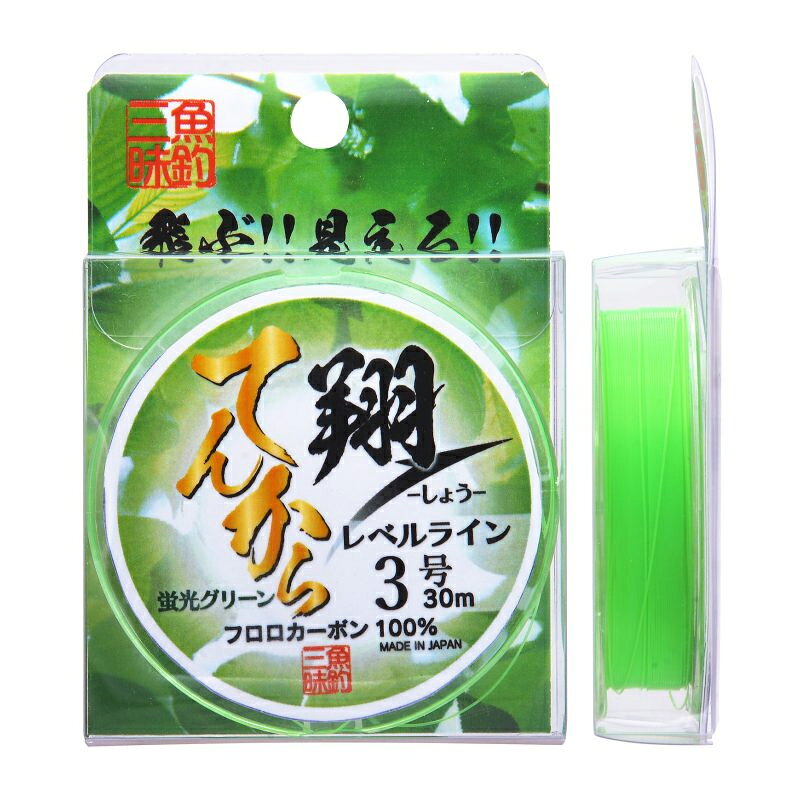 仕様／規格●長さ：30m●号数：3号（0.285mm）サイズ3号カラー蛍光グリーン商品説明●高比重フロロカーボンラインの為、毛鉤を飛ばしやすい！●今まで無かった蛍光グリーンカラーを採用！！●ラインの動きを確認出来る！●日本製関連ワード●釣り...