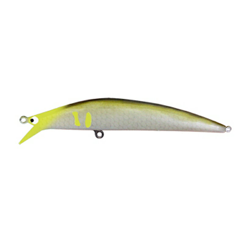 仕様／規格●サイズ：108mm●重量：9g（外付け錘1.3g込み）●リング：＃1●ハリス止め付き●タイプ：フローティング●カラー：No.3　マットチャートヘッドサイズ108mmカラーNo.3 マットチャートヘッドメーカー品番M108商品説明...