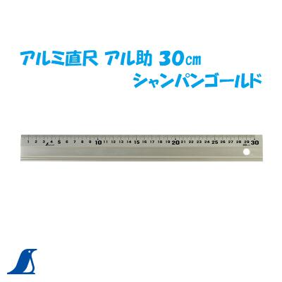 【 配送方法 】 　◆宅配便　　　60サイズ 【代金引換可能 ・ 日時指定可能】 【 特長 】 ●大きく鮮明な目盛数字を採用しました。 ●軽くて錆びず、丈夫です。 ●スベリ止付は裏面にスポンジが貼り付けてあり 　軽い力で定規を押さえられます...