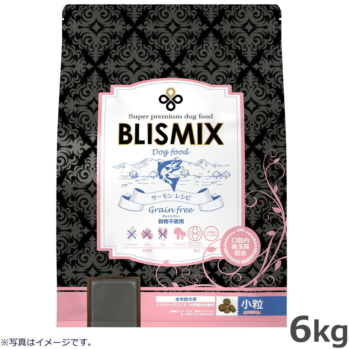 従来のブリスミックス同様、お口の状態を整えてくれる 口腔内善玉菌 K12 を配合、さらにアガリクス茸・乳酸菌 EF2001・グルコサミン・コンドロイチンがプラスされています。グレインフリー（穀物不使用）のサーモンを主原材とした小粒タイプの ...