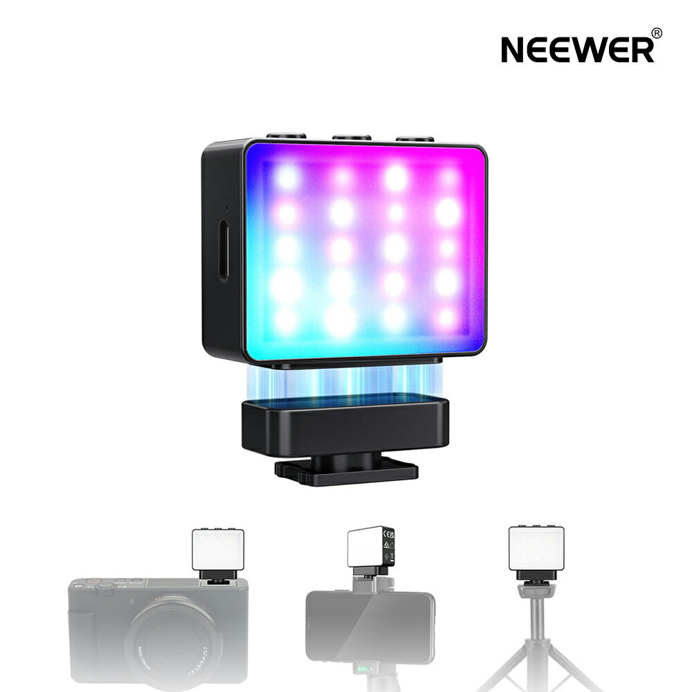 *商品説明： 【NEEWER BASICSシリーズ】 ●NEEWER BASICSシリーズは、シンプルで実用性に優れたシリーズで、基本的な機能と設計に基づいて、不要な追加機能や素材がありません。 【フルカラーRGBモード】 ●NEEWER ...