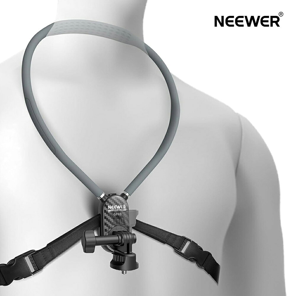 *商品説明： 【縦横クイック切り替え】 ●アクションカメラを使ったPOV撮影では、ネックレスマウントで縦横切り替えを瞬時に実現し、90°チルトも可能です。 ●コンテンツクリエイターやインフルエンサーにとって必要なアクションカメラアクセサリー...