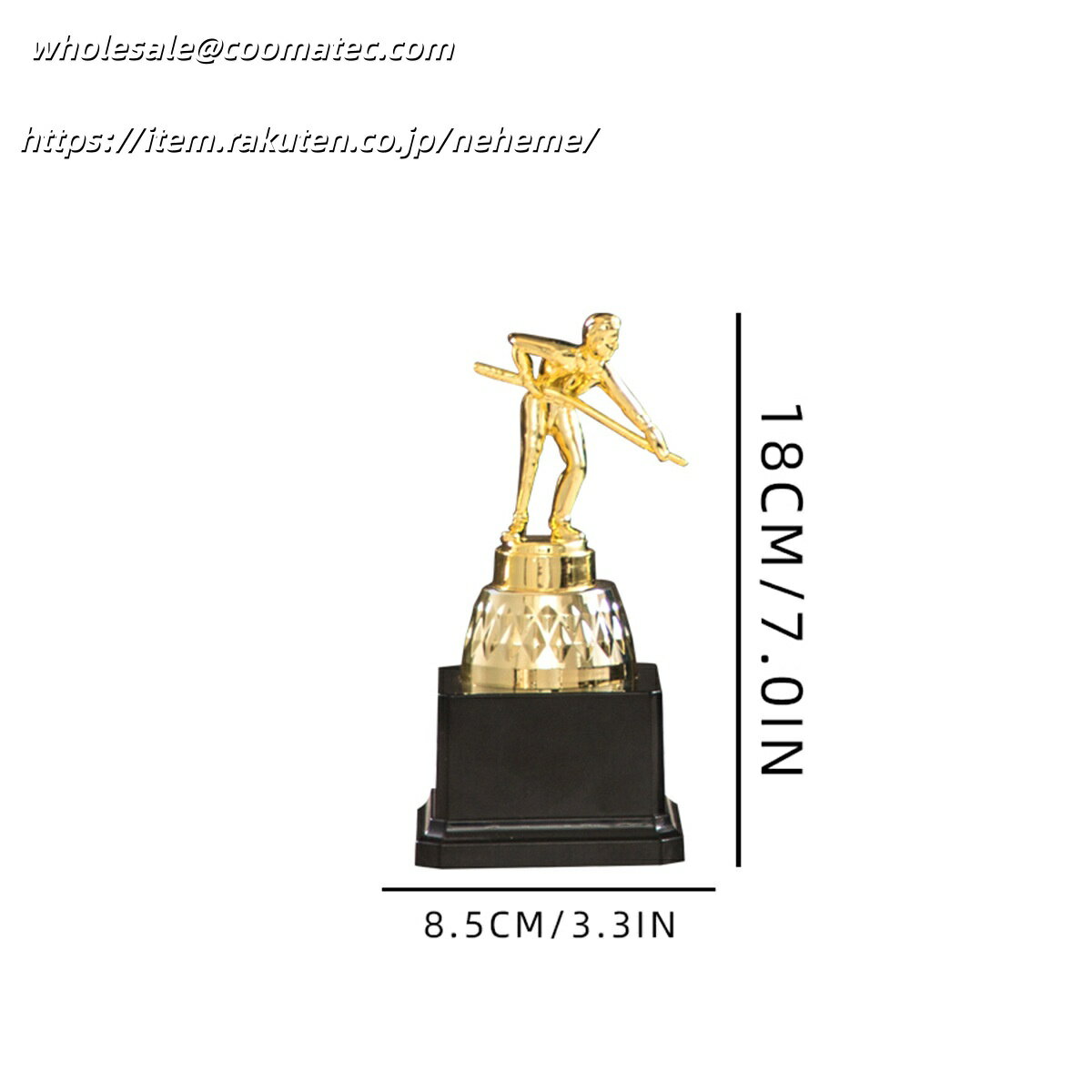 トロフィーの豊富なラインナップはこちらで随時更新中です。お気に入りが見つからない場合は、お手持ちの画像を頂ければ代わりにお探しします！ 【価格について】 どのトロフィーも価格は相談可能ですので、どうぞご安心ください。 【ご注文の流れ】 注文...