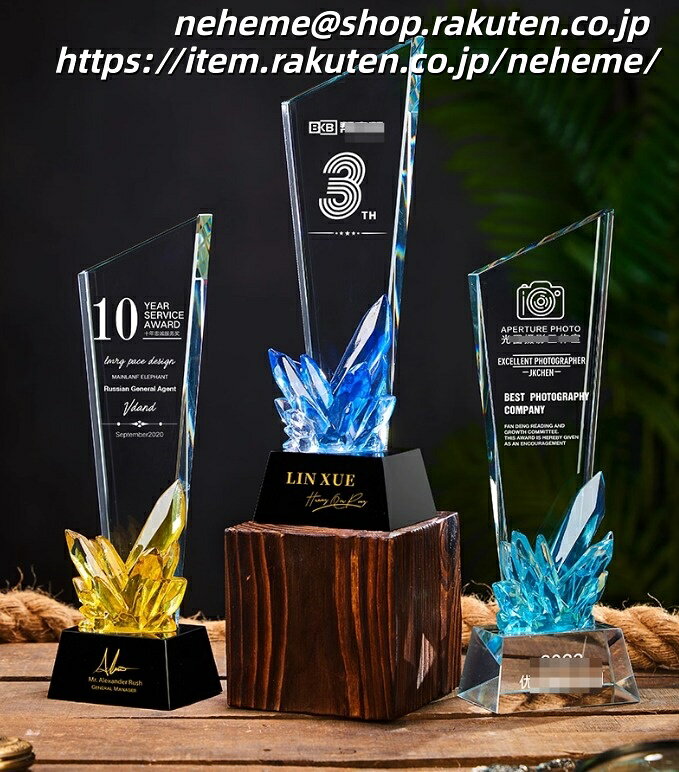 オーダーメイドトロフィー制作プロセス お客様のご要望に合わせて完全カスタマイズのクリスタルトロフィーを制作いたします 01 刻印内容のご連絡 💬 トロフィーに刻印したい内容（会社名、受賞者名、受賞理由、日付など）を当社までお...