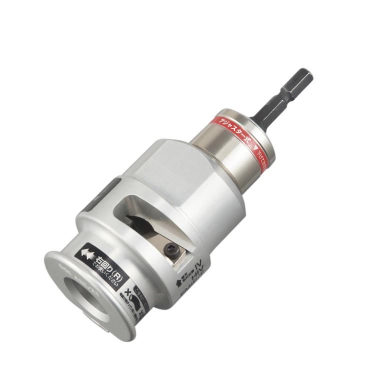 ・仕様 適応ケーブルサイズ：100sq 剥き幅：19〜34mm 対応ドライバー：3.6V〜 ※クラッチの状態でご使用ください 適合刃：M ・材質 本体：アルミ 刃：スチール 弊社は安価なご提供を目指し少人数で運営しておりますので、 お電話で...