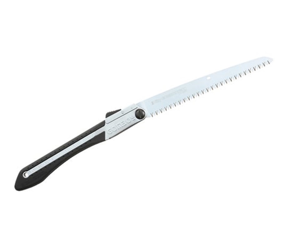 仕様 刃長：270mm(荒目) 目数(30mm)：6枚目 刃厚：1.4mm 切幅：1.3mm 全長：折込時305mm・使用時560mm 重量：295g アサリ無し・衝撃焼入・未来目 材質1：刃：鋼(SK-4) 材質2：柄：エラストマー樹脂 ...