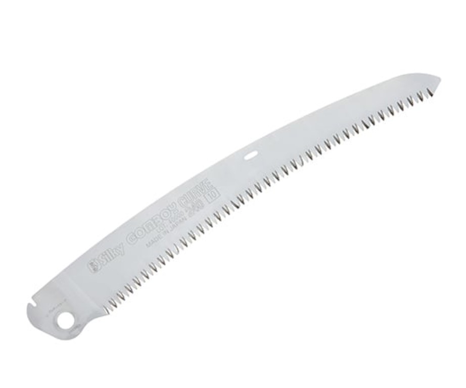 ※ 【追跡メール便】ポスト投函になります。 仕様 刃長：240mm(万能目) 目数(30mm)：10枚目 刃厚：1.3mm 切幅：1.2mm 全長：270mm 重量：50g アサリ無し・衝撃焼入・未来目 注意事項1：※刃物につき取り扱いには...