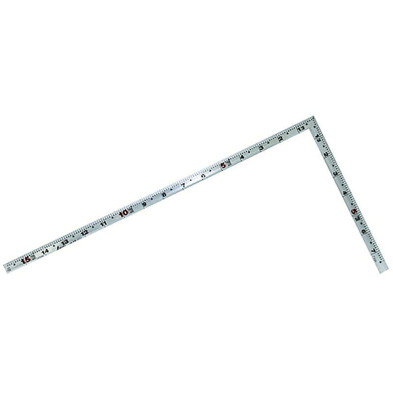 ● 本体サイズ485.00(短枝242.5)×15.00×1.40mm● 製品質量86.00 g● 角部形状角厚● 表目盛長枝：外目盛 尺5短枝：外目盛 7.5寸● 裏目盛長枝：外目盛 尺5短枝：外目盛 7.5寸● 直角度100mmにつき0...