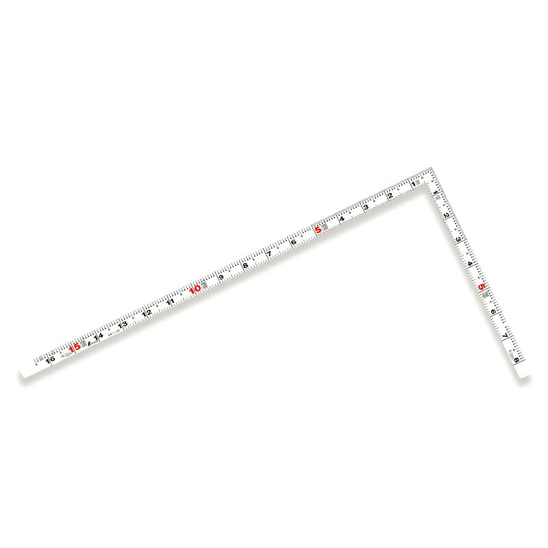 ● 本体サイズ520.00(短枝260)×15.00×1.00mm● 製品質量90.00 g● 角部形状同厚● 表目盛長枝：外目盛 尺6 内目盛 尺3短枝：外目盛 8寸 内目盛 7寸● 裏目盛長枝：外目盛 50cm 内目盛 45cm短枝：外...
