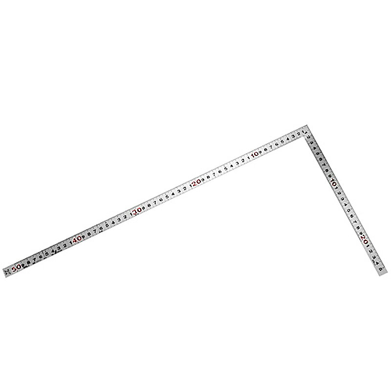 ● 本体サイズ520.00(短枝260)×15.00×1.00mm● 製品質量87.00 g● 角部形状同厚● 表目盛長枝：外目盛 50cm 内目盛 42cm短枝：外目盛 25cm 内目盛 20cm● 裏目盛長枝：外目盛 尺6 内目盛 1尺...