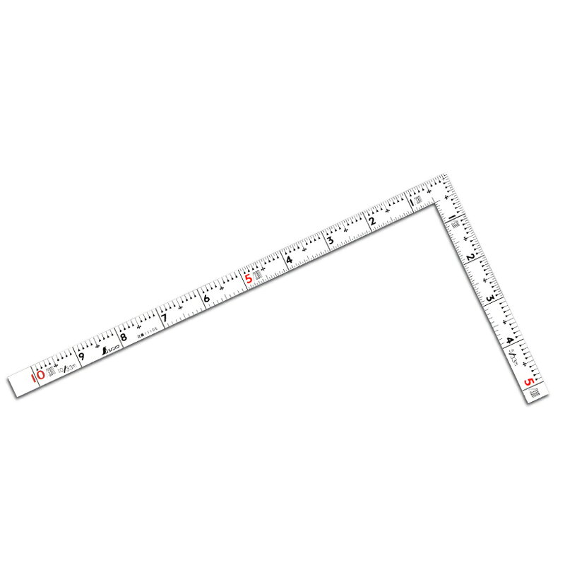 ● 本体サイズ320.00(短枝160)×15.00×1.40mm● 製品質量65.00 g● 角部形状同厚● 表目盛長枝：外目盛 1尺 内目盛 7寸短枝：外目盛 5寸 内目盛 4寸● 裏目盛長枝：外目盛 30cm 内目盛 20cm・ホゾ短...