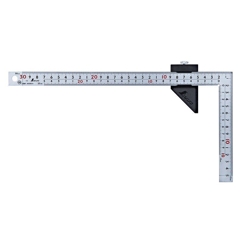 ● 本体サイズ320.00×177.00×14.00mm● 製品質量162.00 g● 角部形状同厚● 表目盛長枝：外目盛 30cm 内目盛 25cm短枝：外目盛 15cm 内目盛 10cm● 裏目盛長枝：外目盛 30cm 内目盛 25cm...