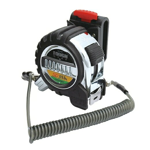 ● 本体サイズ90.00×78.00×69.00mm● 製品質量376.00 g● テープ巾25mm● テープ長さ5.5m● 材質[コンベックス]本体：ABS樹脂カバー：エラストマー樹脂テープ：炭素工具鋼（SK）[ホルダー]本体：ABS樹脂...