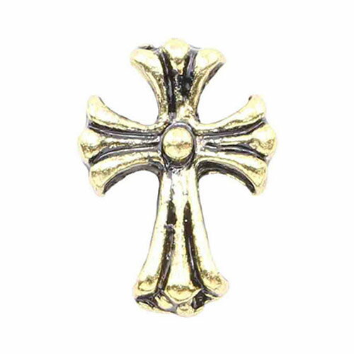 ゴールドゴシック系デザイン、地雷系デザイン、パンク系デザイン等との相性の良い十字架パーツです。一部のパーツは爪に乗せやすいように背面に緩やかなカーブがあります。デザインに併せてお好きなカラー、形状をお使い下さい。※製造ロットによって多少の色...