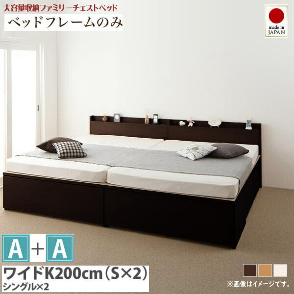 荷物が増えていく、ファミリーのために。大容量ファミリーチェストベッドTRACTトラクト大容量収納選べる3タイプ！大切な収納物を、ホコリから守り、丈夫なBOX構造。 ご家族の人数に合わせて、お部屋のサイズに合わせて。サイズを選ぶことができます...