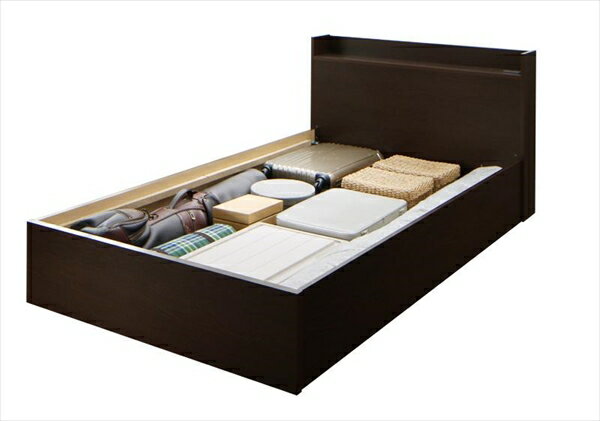 ベッドの下は隠れ収納スペース 連結 棚・コンセント付すのこ収納ベッド !! 荷物で溢れていた寝室をスッキリ！お部屋のレイアウトに合わせて2種類の収納タイプの組合せが可能！Aタイプ2杯引き出しタイプ　Bタイプ オープンタイプ　国産の安心設計 ...