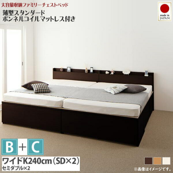 荷物が増えていく、ファミリーのために。大容量ファミリーチェストベッドTRACTトラクト大容量収納選べる3タイプ！大切な収納物を、ホコリから守り、丈夫なBOX構造。 ご家族の人数に合わせて、お部屋のサイズに合わせて。サイズを選ぶことができます...