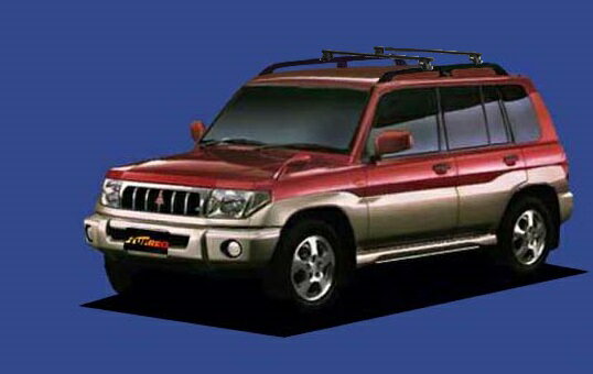 運送会社との契約上、離島、一部地域への配送は行っておりません。 ■適合車種：三菱 パジェロイオ ○型式：H76W □ボディタイプ・種類：5ドア ルーフレール付車 ・年式：H10.6〜H19.6 ─システムキャリア　ベースキット内容─ バー：...