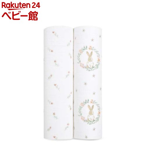 お店TOP＞抱っこひも・ベビースリング＞おくるみ＞aden + anais おくるみスワドル ブラッシングバニーズ (2枚)【aden + anais おくるみスワドル ブラッシングバニーズの商品詳細】●aden + anais essen...