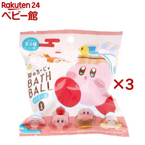 お店TOP＞おふろ・バス用品＞その他＞星のカービィ バスボール4 せっけんの香り (75g×3セット)商品区分：化粧品【星のカービィ バスボール4 せっけんの香りの商品詳細】●お風呂にいれるとかわいいマスコットが出てきます。●星のカービィバ...