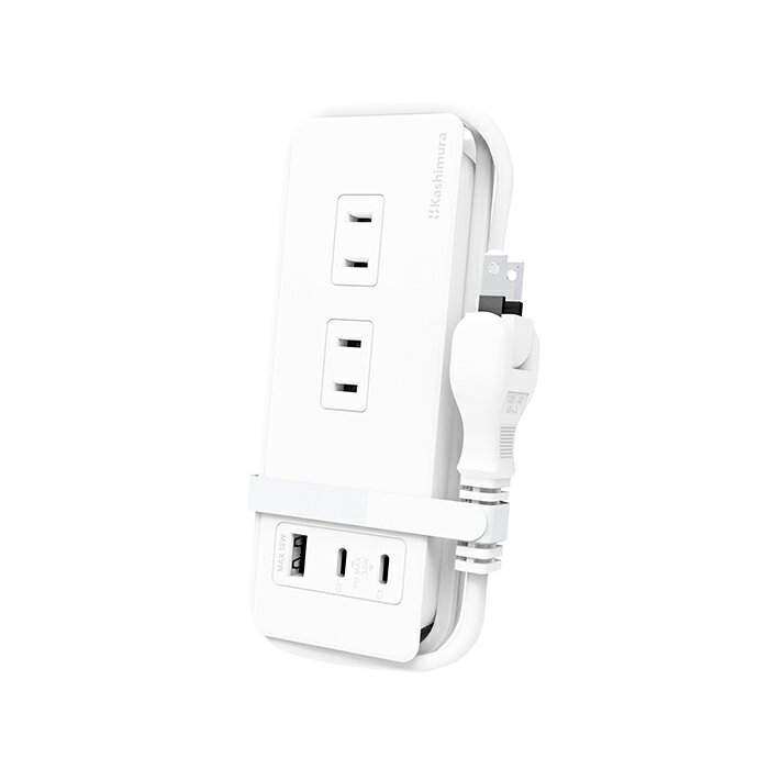 ●4口のACコンセントとUSB PD/PPS対応USB Type-C 2ポート+USB Type-A 1ポート搭載の電源タップ。 ●ACコンセントは4口合計1400Wまで対応。 ●USBポートは3ポート合計最大出力32W。 ●USB PD規...