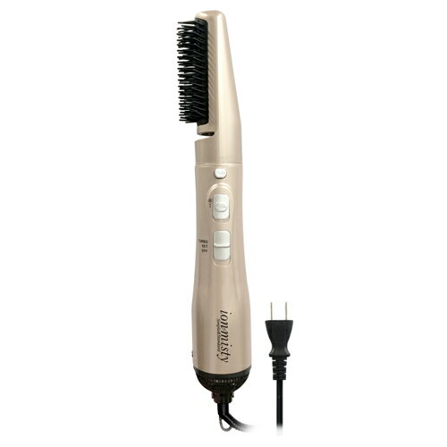 ●日本でも海外でも使える電圧切替式のマイナスイオンカールドライヤー。 （電圧切替式100V-120V/220V-240V対応） ●髪の流れを整えられる冷風機能付き。 ●電源スイッチで2段階の風量調節が可能。 ●専用カールブラシは着脱可能のた...