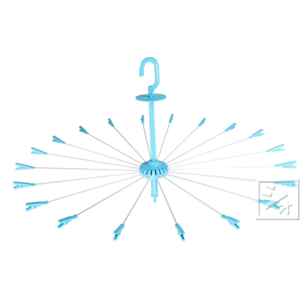 商 品 説 明 品質表示 本体：ポリプロピレン　スチール（PE被膜） サイズ （約）直径92×49cm カラー ブルー 特長 ●風でクルクル回り早く乾く。 ●丈夫で長持ちスチール製。 ●持ち手付き。 ●ピンチで固定。 製造 中国 メーカー ...