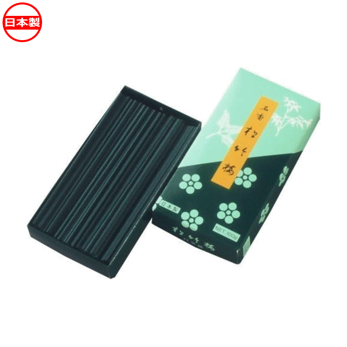 商 品 説 明 主原料 椨（タブ）の木の粉　生薬　香料 内容量 約100g 1本の長さ 約125mm 燃焼時間 約30分（立てた場合） 入数 1個 特徴 ●天然「生薬」を巧みに調合した優雅な香り●古典的なゆかしさと、現代的なはなやかさをかね...