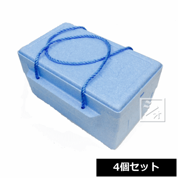 商 品 説 明 サイズ 外寸（約）幅395×奥行283（230：取手突起部分除く）×高さ210mm 内寸（約）幅350×奥行185×高さ165mm 容量 約11L カラー ブルー 入数 4個 特長 ●軽くて保冷性に優れています。 ●農産箱や...