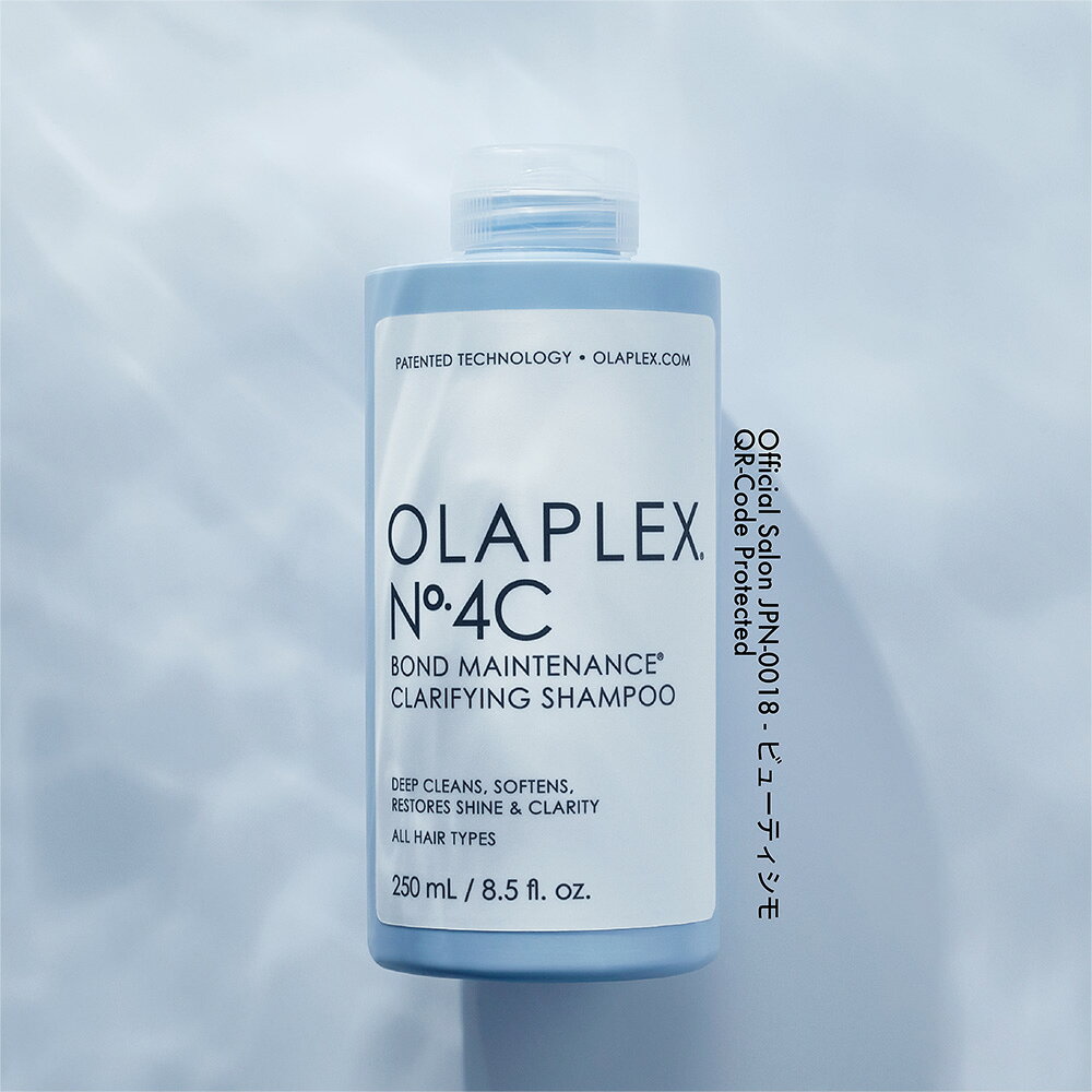 商品情報 商品名 olaplex オラプレックス No.4C ボンドメンテナンスクラリファイングシャンプー 内容量 250mL、1000mL 商品説明 クレンジングシャンプーNo.4Cは、頭皮と毛髪の皮脂や汚れ、べたつきや日常では落としきれ...