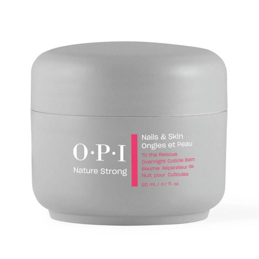 商品情報 商品名 OPI オーピーアイ ネイチャーストロング キューティクルバーム 内容量 20mL 商品説明 昼の乾燥対策と夜の集中ケアに、高保湿ネイルバーム肌になじませることで、固形のバターがオイルへと変化。睡眠中に保湿し、キューティク...