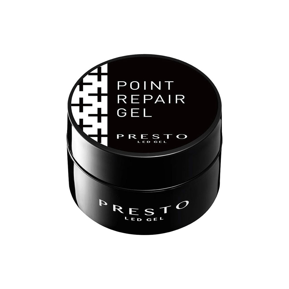 商品情報 商品名 Presto プレスト ポイントリペアジェル 内容量 3.5g 商品説明 小さな亀裂を瞬時にカバー！まるで「塗る絆創膏」 亀裂部分に高粘度のジェルが流れずフィットし、リペアの時間を短縮！ 爪の動きに合わせてしなる柔軟性で、...